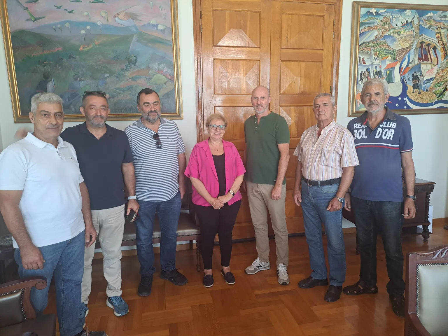 Εθιμοτυπική επίσκεψη του ΔΣ Συνταξιούχων Σωμάτων Ασφαλείας Ρεθύμνου ...